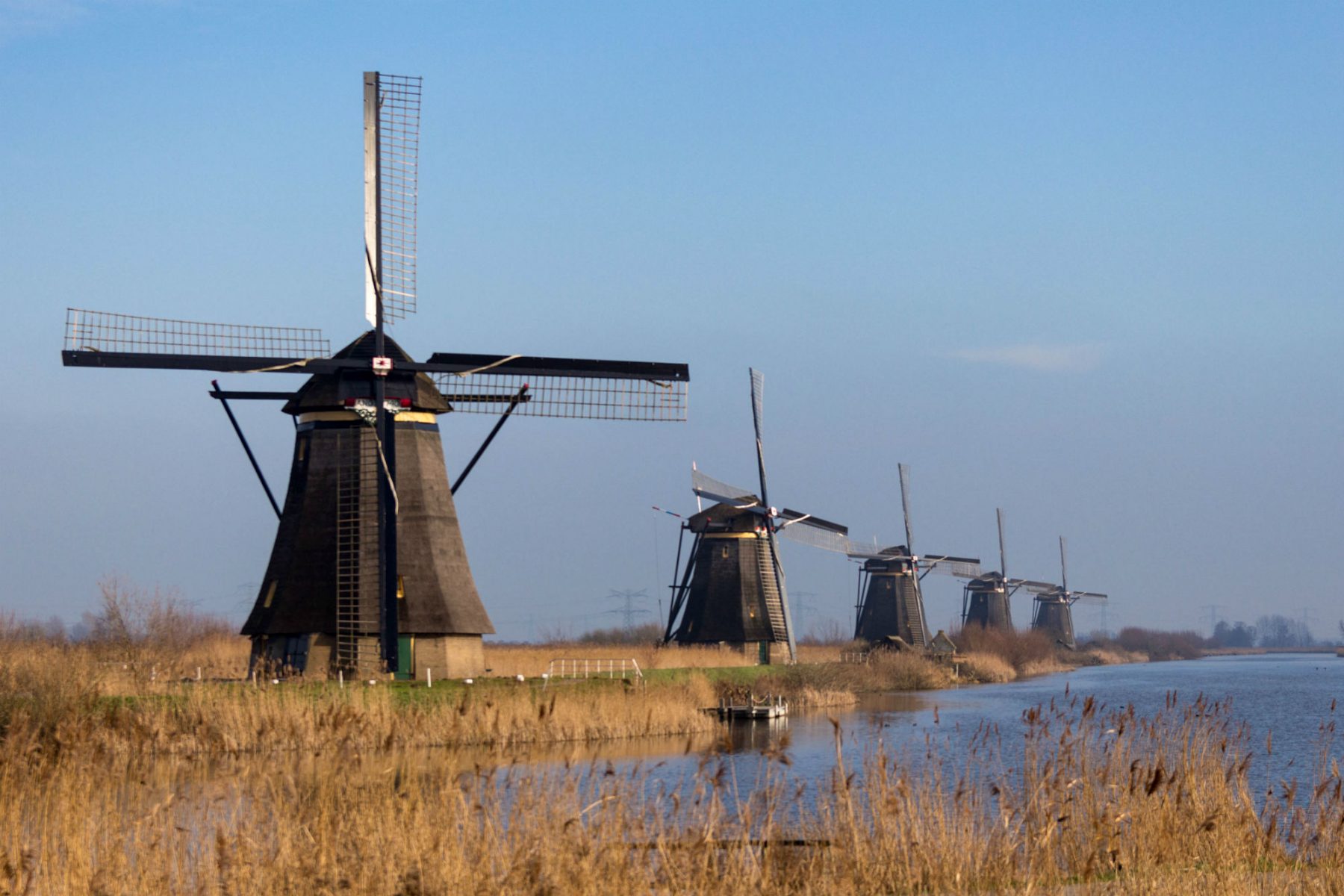 The Windmills of the Kinderdijk